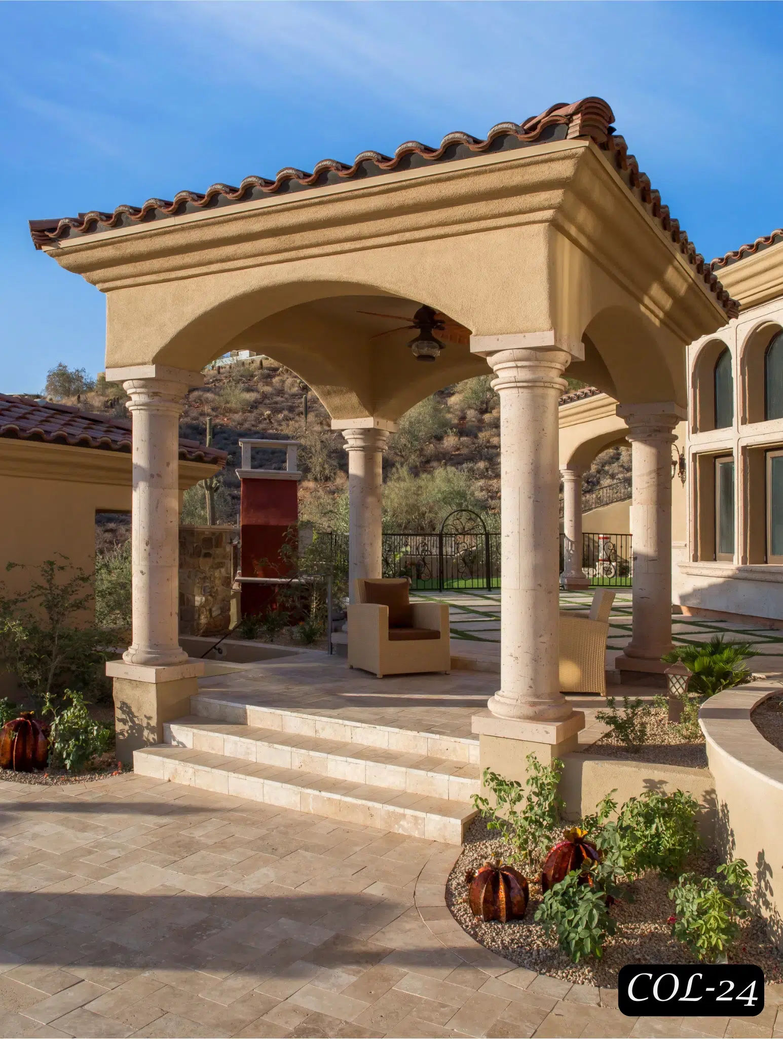 Custom Stone Columns Phoenix AZ | Interior & Exterior Column Designs