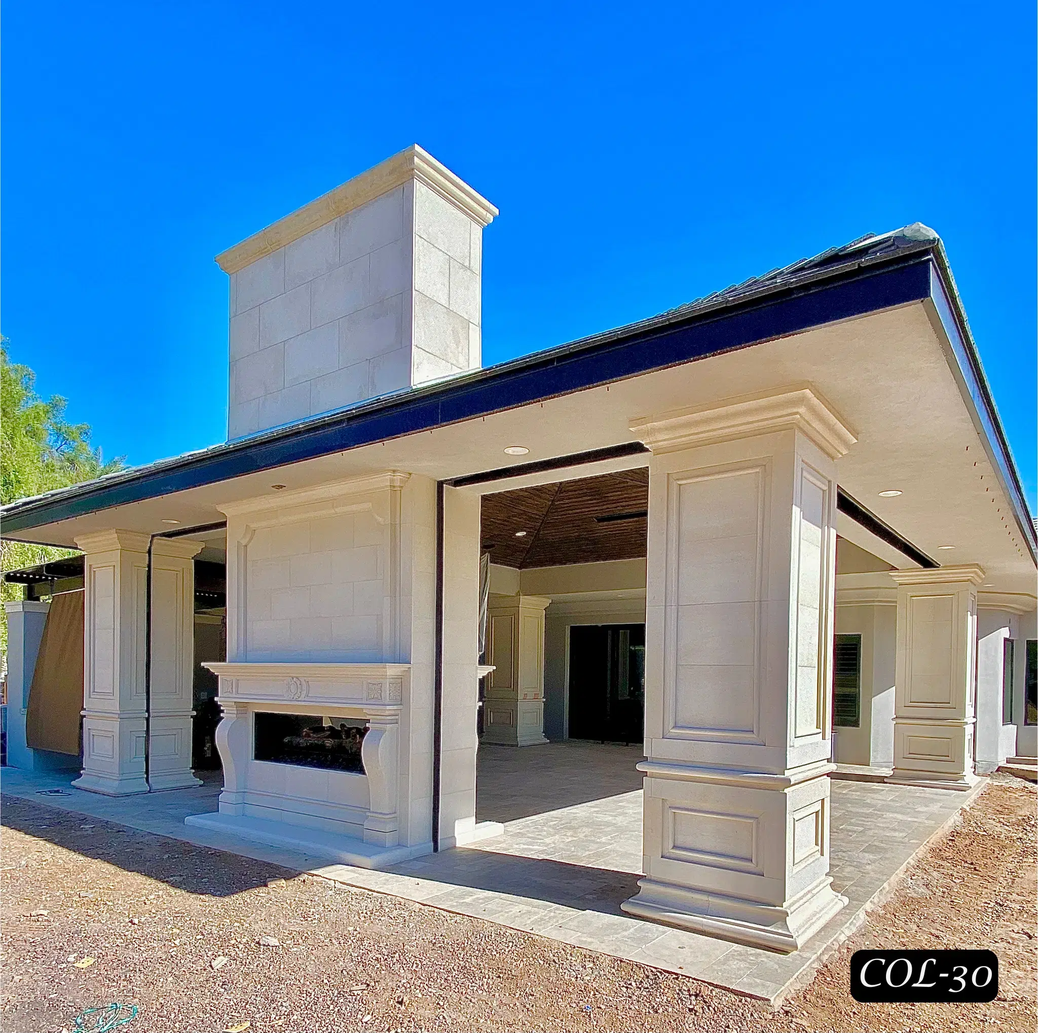 Custom Stone Columns Phoenix AZ | Interior & Exterior Column Designs