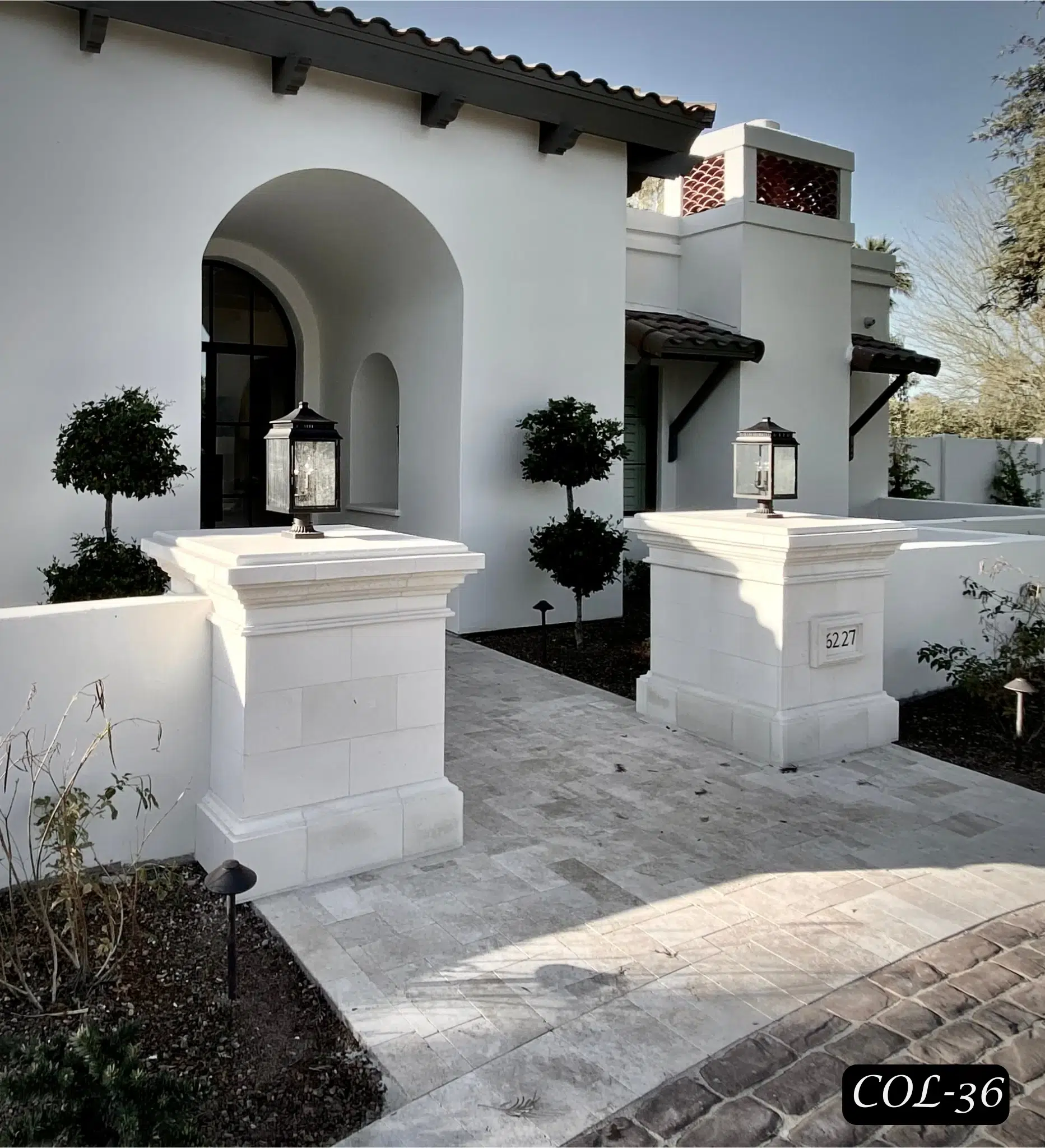 Custom Stone Columns Phoenix AZ | Interior & Exterior Column Designs