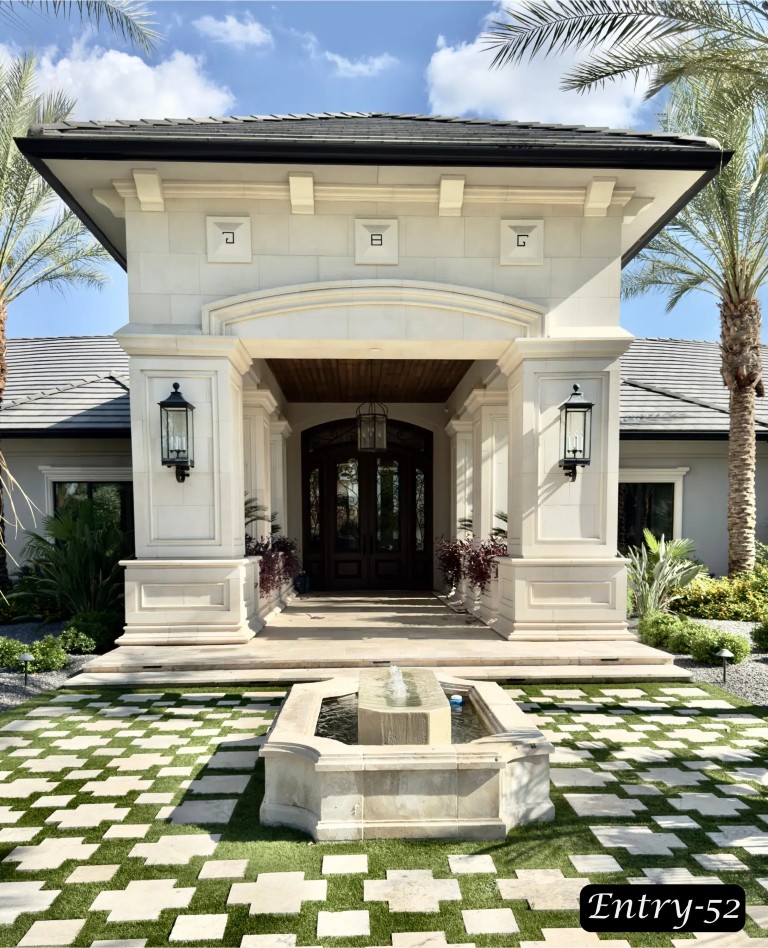 Entryway & Door Surrounds Portfolio - Architectural Stone Elements