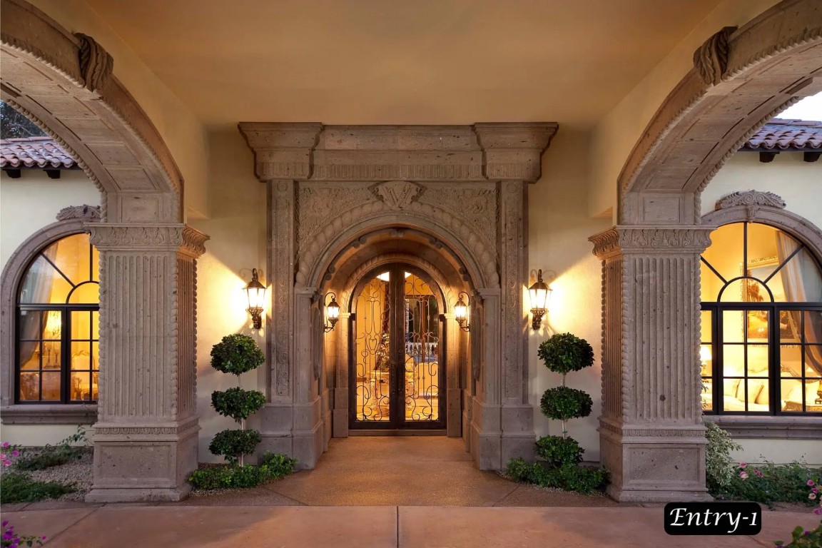Entryway & Door Surrounds Portfolio - Architectural Stone Elements
