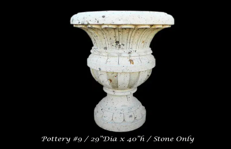 Custom Stone Planters Phoenix AZ | Carved Garden Planters & Pots