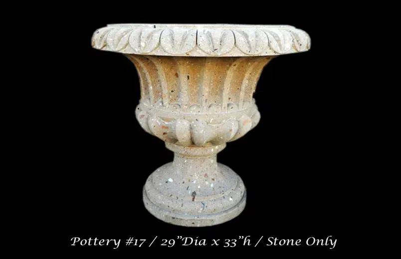 Custom Stone Planters Phoenix AZ | Carved Garden Planters & Pots