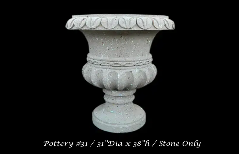 Custom Stone Planters Phoenix AZ | Carved Garden Planters & Pots