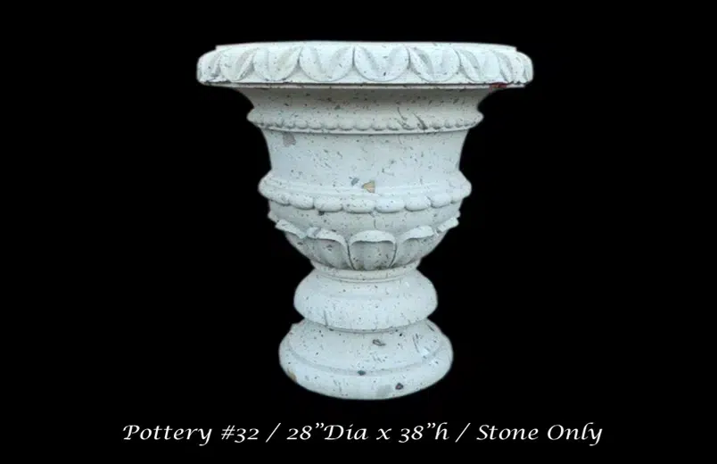 Custom Stone Planters Phoenix AZ | Carved Garden Planters & Pots