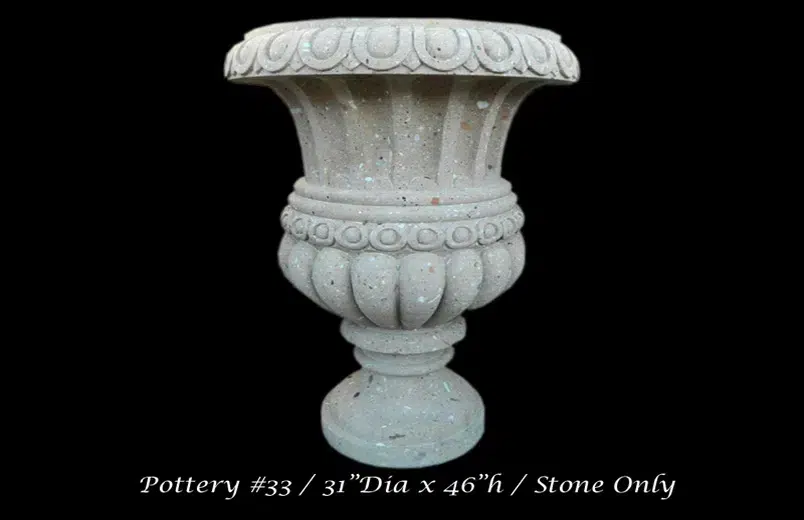 Custom Stone Planters Phoenix AZ | Carved Garden Planters & Pots