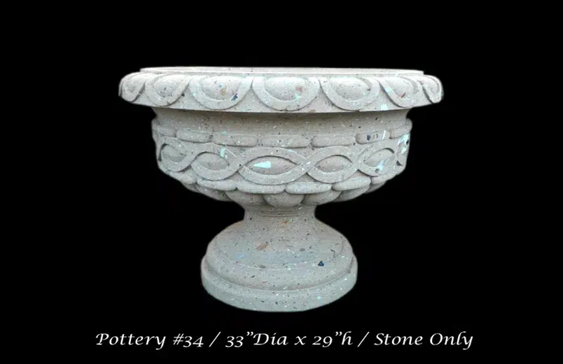 Custom Stone Planters Phoenix AZ | Carved Garden Planters & Pots