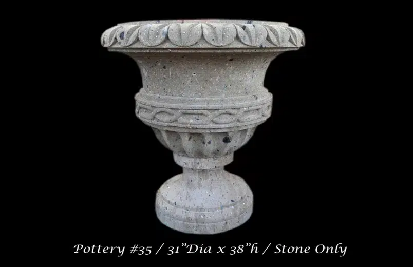 Custom Stone Planters Phoenix AZ | Carved Garden Planters & Pots